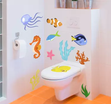 Stickers decorativos de Peixes - TenStickers